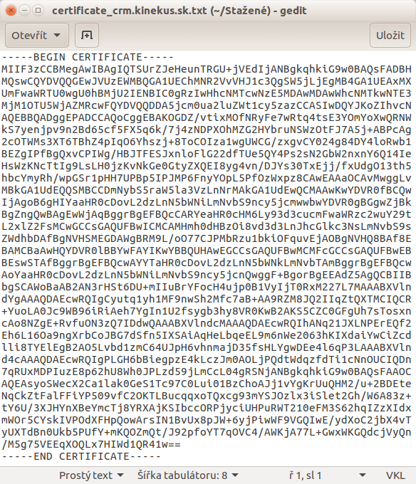 Formati dei certificati SSL/TLS e loro utilizzo